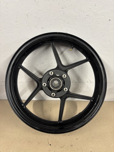 09-12 NINJA ZX6R FRONT WHEEL RIM GUARANTEED STRAIGHT OEM BLACK #0139 | eBay