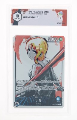One Piece Card Game - Nami (Parallel) - GRAAD 10 - gem mint JAP | eBay