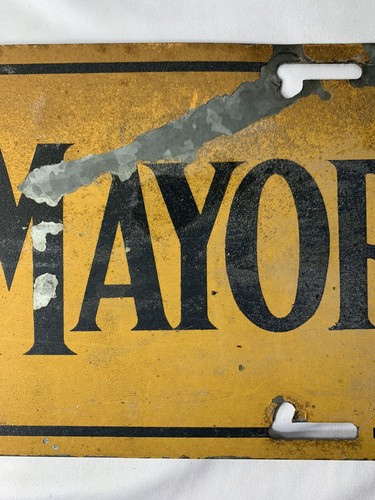 Rare Pennsylvania Booster Plate - MAYOR - Association Of Borough Mayors ...