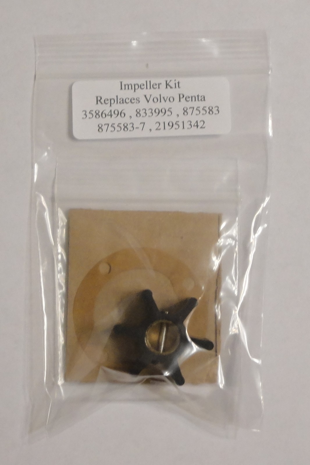 Raw Sea Water Pump Impeller Repair Kit Volvo Penta 3586496 833995 ...
