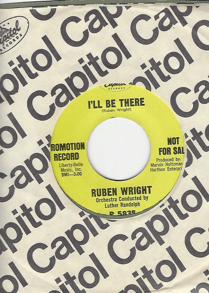 RUBEN WRIGHT- "YOU'VE DONE ME WRONG"/I'LL BE THERE"- NORTHERN- CAPITOL ...