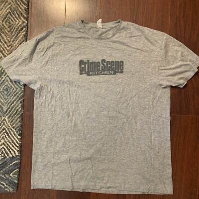 Crime Scene Kitchen 2XL Mens T Shirt Baking Competition Joel McHale HTF ...