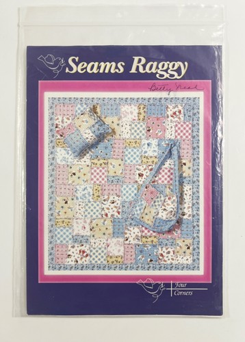 Seams Raggy Quilt Pattern Four Corners Designs 56"x64" Beginner Pillow ...