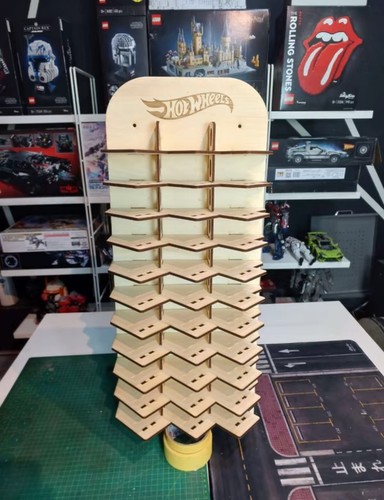 3D 30 SLOT HOTWHEEL RACK VINTAGE RACK DISPLAY SCALE 1/64 | eBay