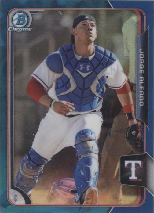 2015 Bowman Chrome - Prospects Jorge Alfaro #BCP170 Blue Refractor /150 ...