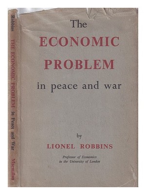 ROBBINS, LIONEL ROBBINS BARON (1898-1984). FEINSTEIN, C. H Il problema ...
