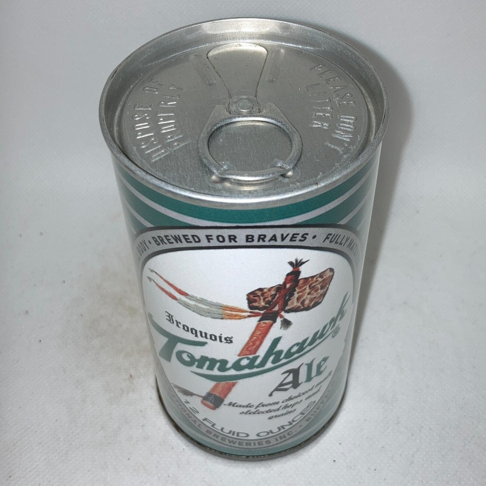 Iroquois Tomahawk Ale REPLICA / NOVELTY beer can, paper label | eBay