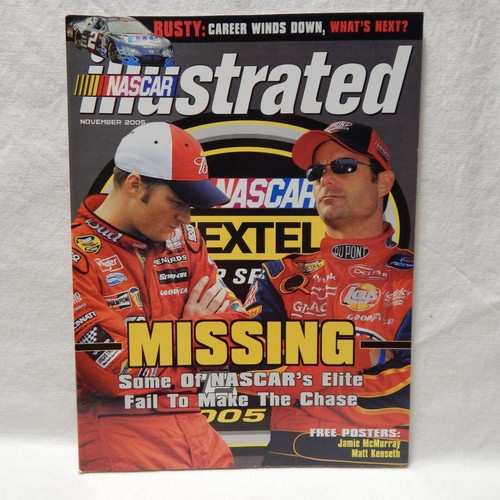 Nascar Illustrated November 2005 Magazine With Posters Never Removed | eBay