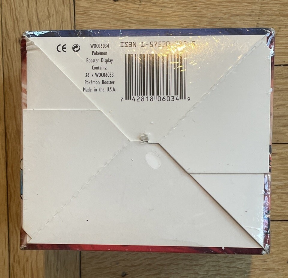 + Pokemon Shadowless Empty Green Winged Charizard Booster Box | eBay