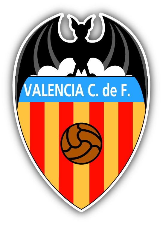 Valencia Retro Soccer Football Car Bumper Sticker Decal 4'' x 5'' | eBay