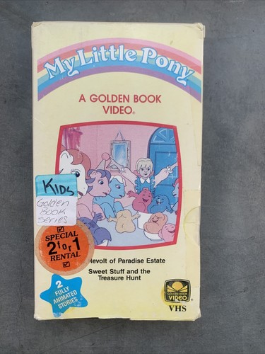My Little Pony VHS 1988 The Revolt Of Paradise Estate & Sweet Stuff ...