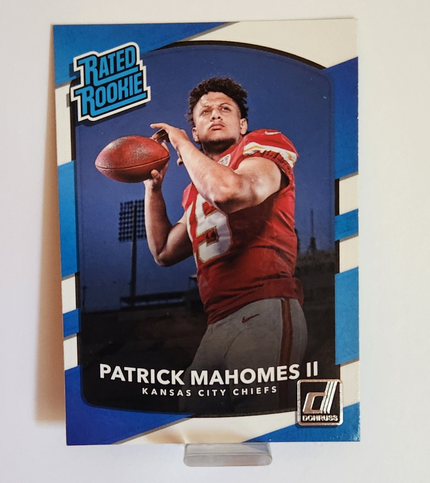 2017 Panini Donruss Patrick Mahomes II Rated Rookie #327 RC Chiefs MVP ...