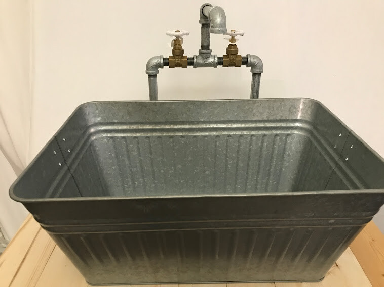 Using Galvanized Tubs For Sinks