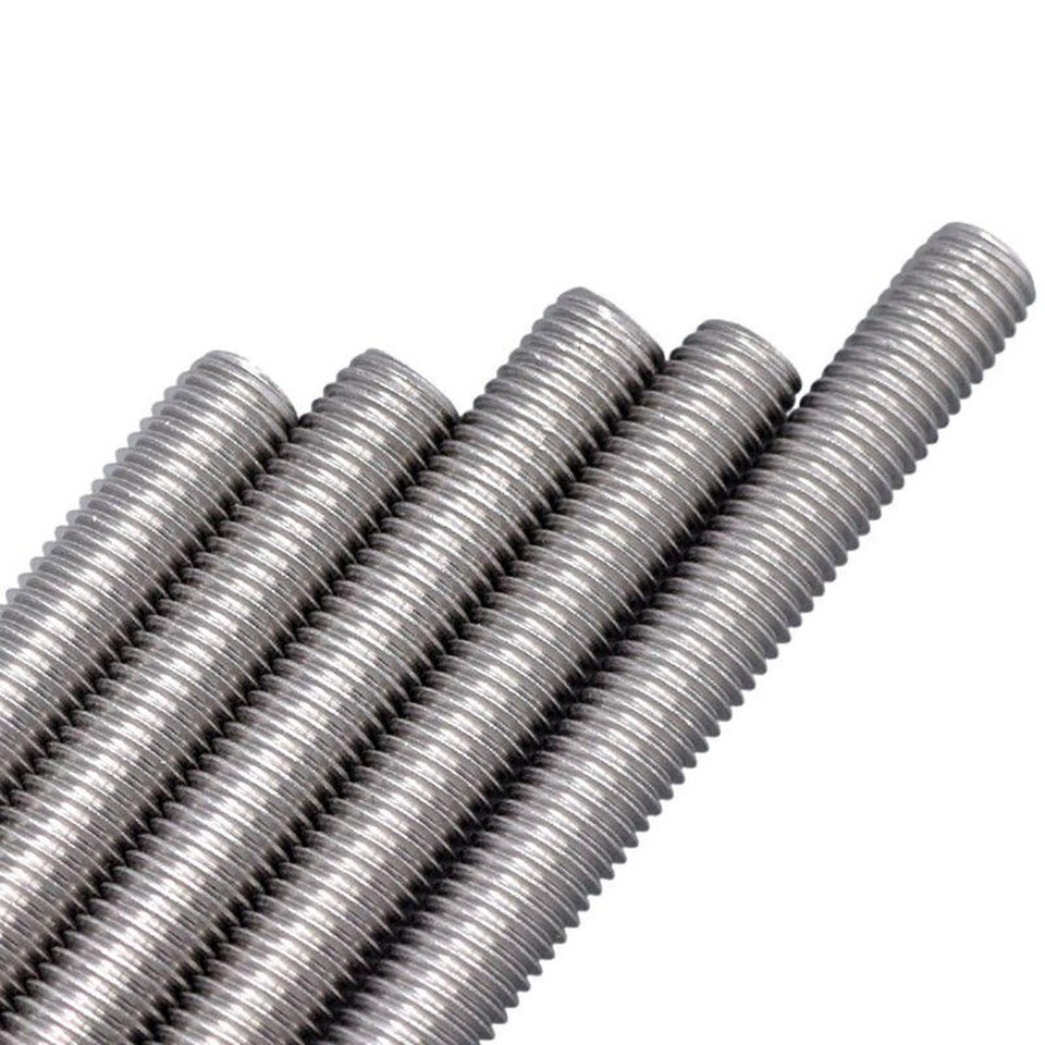 Threaded Rod Studding Stud M4 M5 M6 M8 M10 M12 M14~M20 A2 Stainless ...