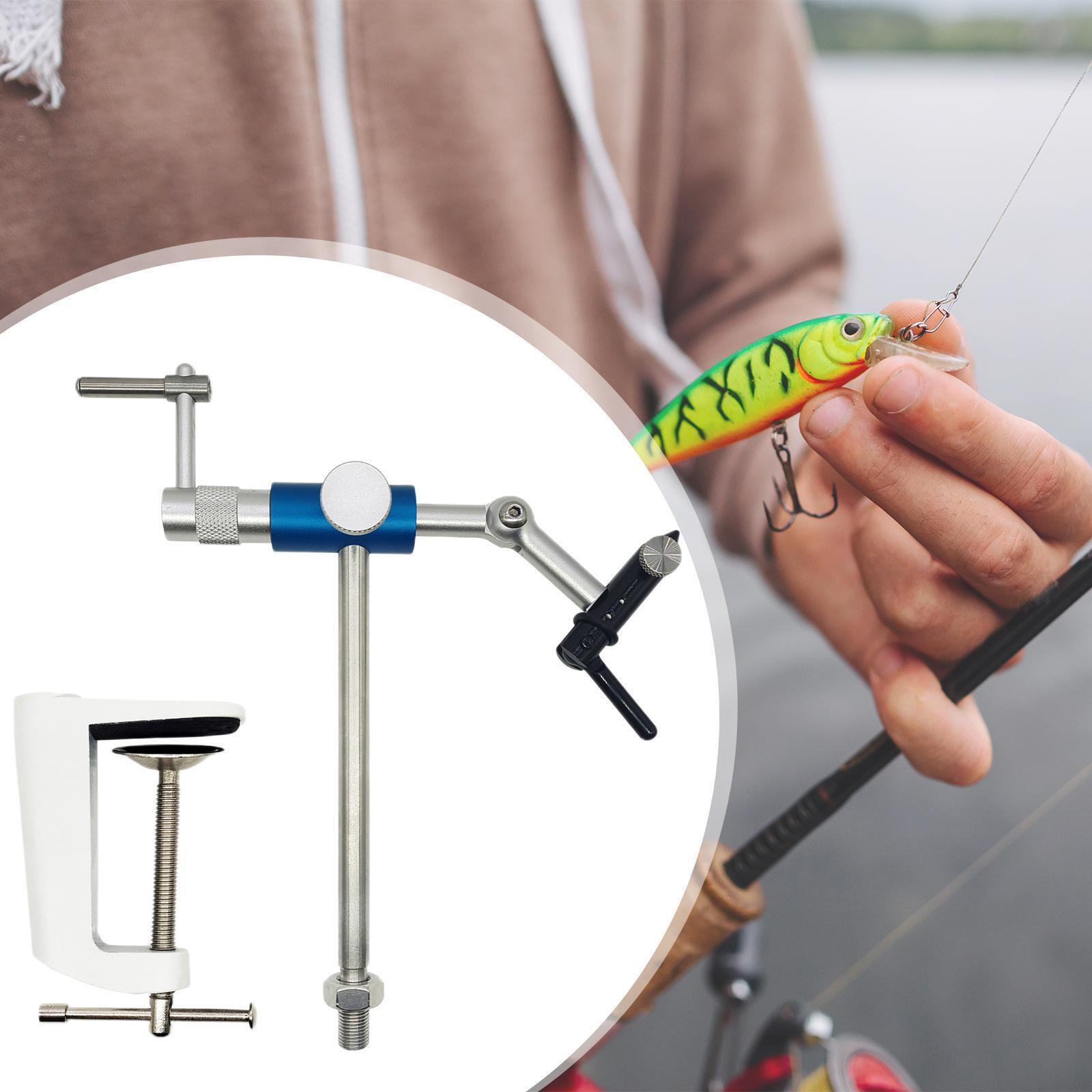 Fly Tying Vise Aluminum Alloy Portable Professionals Easy Installation ...