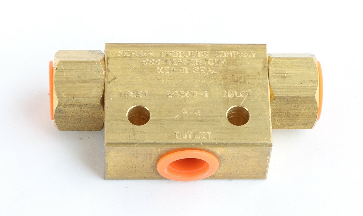 New 2456B-1 Kepner Brass Double Check Valve | eBay