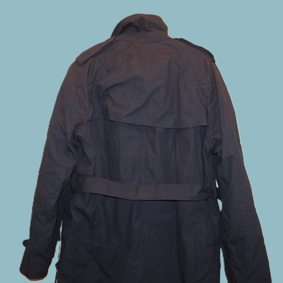 American Apparel Military All-Weather Dress Trench Coat Zip-In Liner ...
