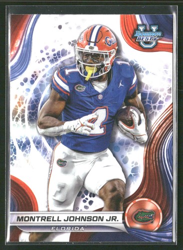 Montrell Johnson Jr. 2024 Bowman University Best Florida Gators | eBay