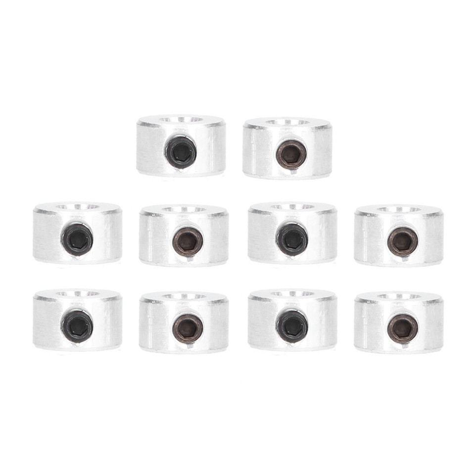 10Pcs Shaft Collars 6mm Steel Wearproof Setscrew Shaft Collar | eBay UK