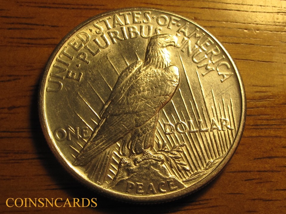 1921-P $1 Peace Silver Dollar High Relief Choice Uncirculated Key ...