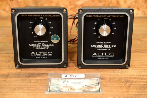 Altec 604-8G Crossover Dividing Network Pair Tested Working USA Vintage ...