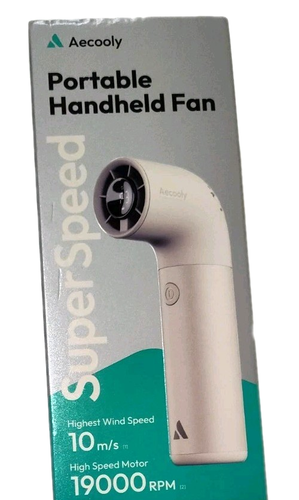 Aecooly Portable Handheld Fan Powerful Turbo Mini Fan 19000 RPM 6 Speed ...