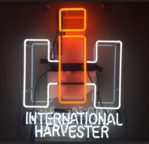 International Harvester IH Acrylic 20"x16" Neon Sign Light Lamp Bar ...