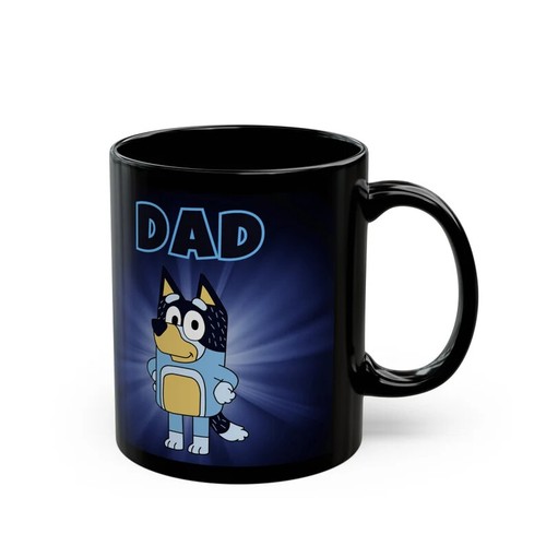Bluey Dad coffee mug, Bandit coffee mug, bluey fathers day mug, bluey ...