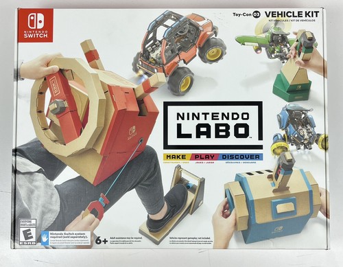 Nintendo Labo Toy-Con 03 Vehicle Kit Switch 2018 Sealed New Box Wear ...