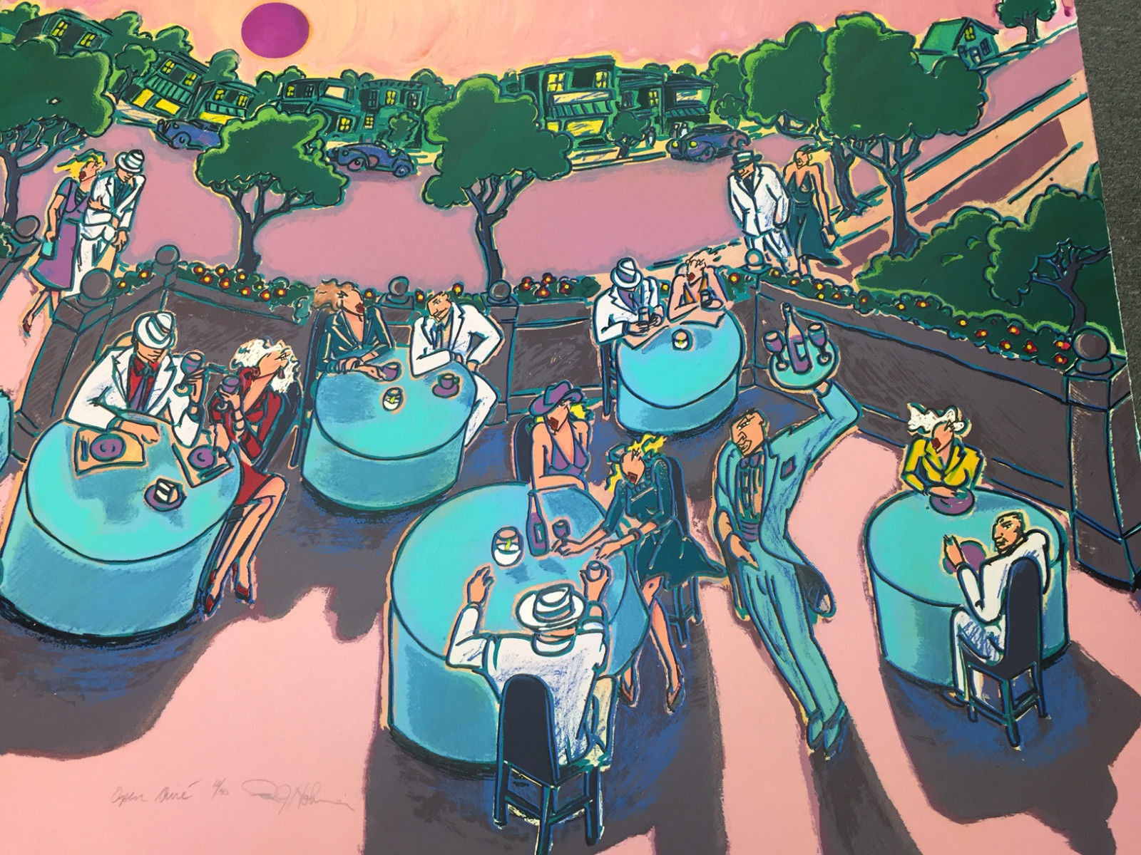 R.J. Hohimer "OPEN AIRE" HUGE SIGNED & NUMBERED 12/50 Hand-Pulled Serig ...