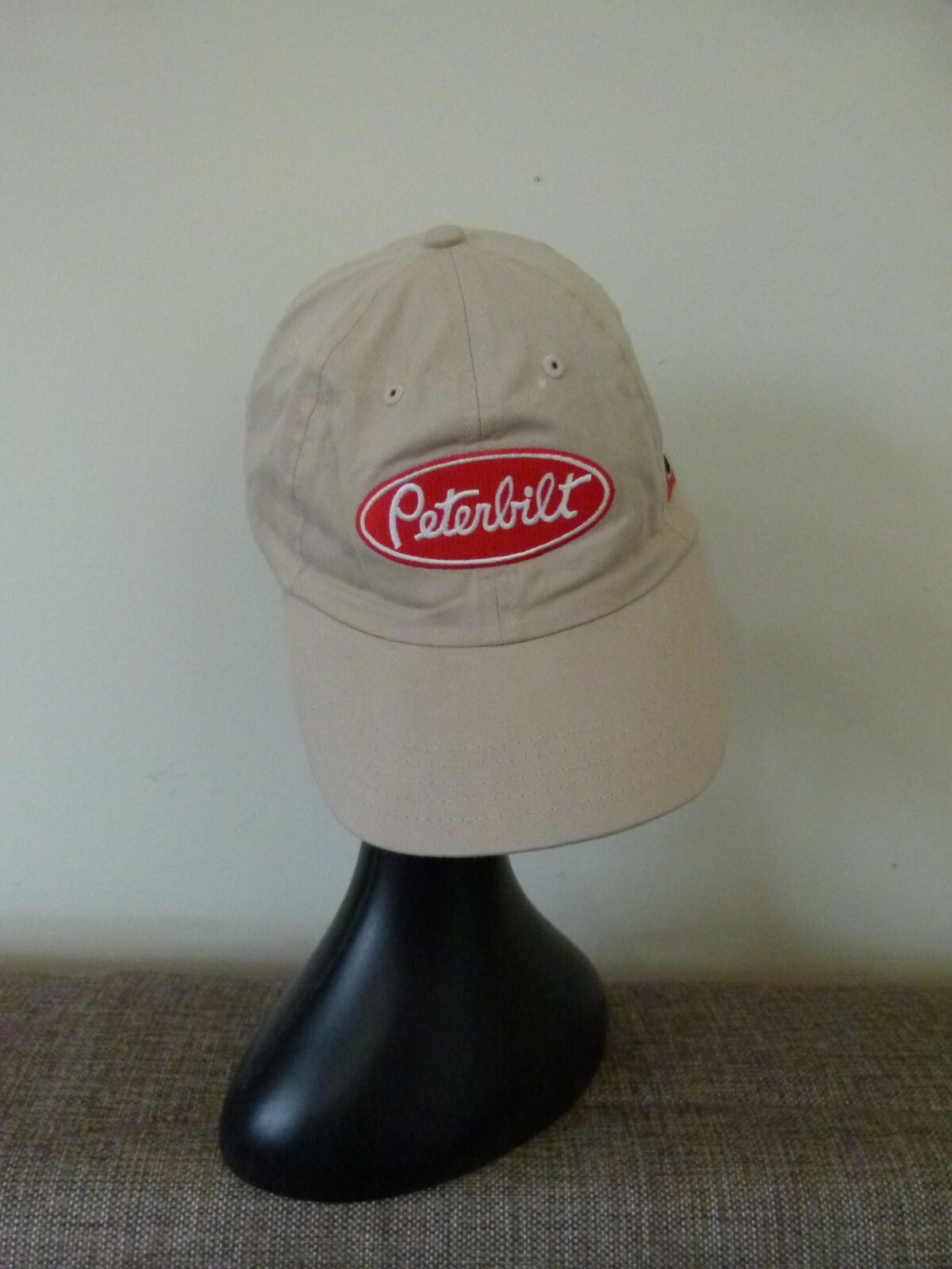 Peterbilt Baseball Cap Adjustable Cotton Hunter Logo Front Beige One ...