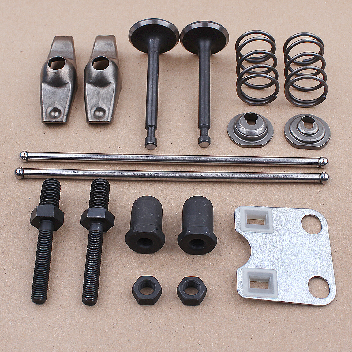 Valve Arm Push Rod Rocker Guide Plate Kit for Honda GX160 GX200 Lawn ...