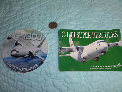 2 Lockheed Martin C-130J Hercules Aircraft Stickers | eBay