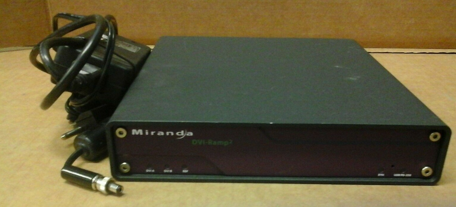 MIRANDA DVI-RAMP2 DVI to HD/SDI Video Interface - DVI, RGBHV, HD/SDI ...