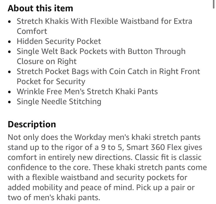 Dockers Men's Workday Khaki Pants Classic Fit Smart 360 Flex - Size ...