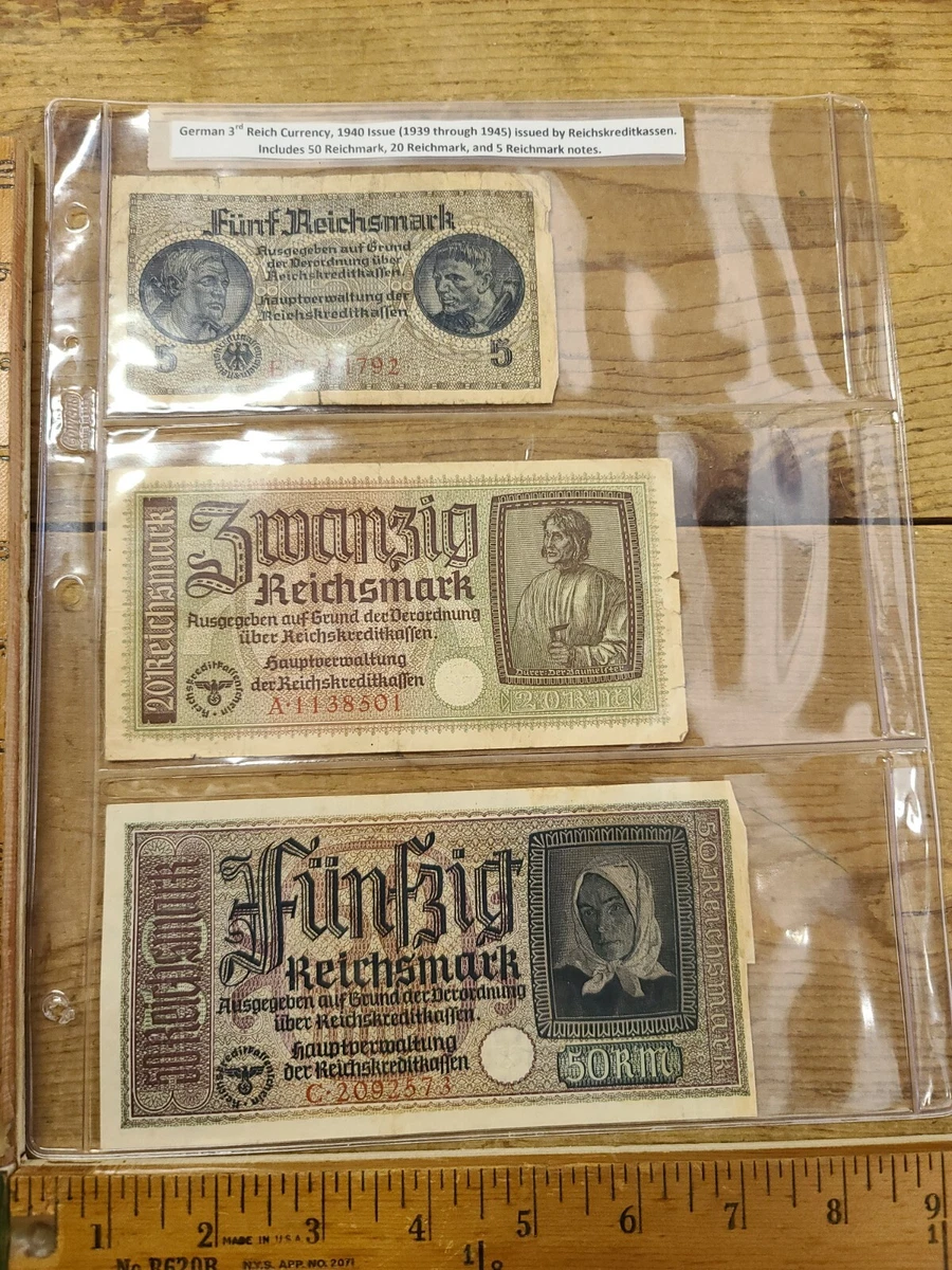 German Paper Money 1940
