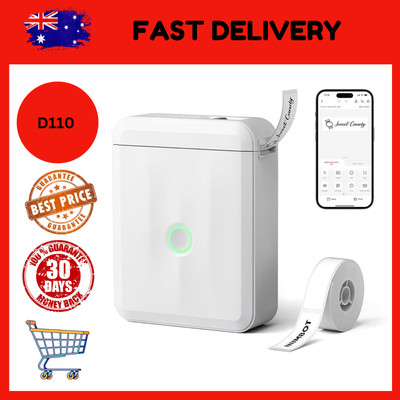NIIMBOT D110 Upgraded Label Maker, Mini Label Printer, Portable Label ...