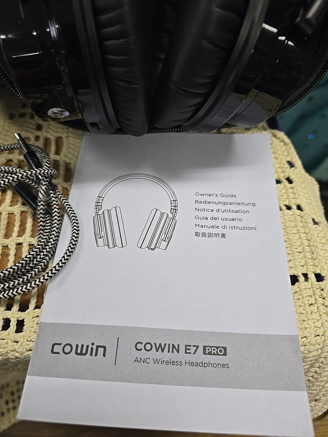 Cowin E7Pro Active Noise Cancelling Wireless Bluetooth Headphones - Black for sale online | eBay
