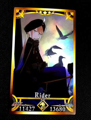 Nemo Rider Fate/ Grand Order FGO Character Fan Card | eBay