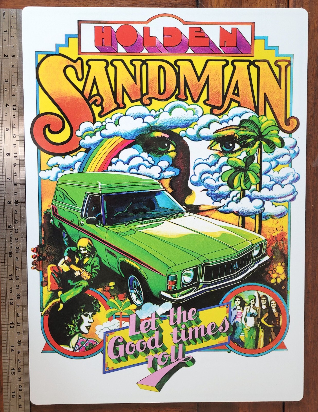 Garage Sign - Holden Sandman Panel Van - Metal 16.5" - Décor Wall Art ...