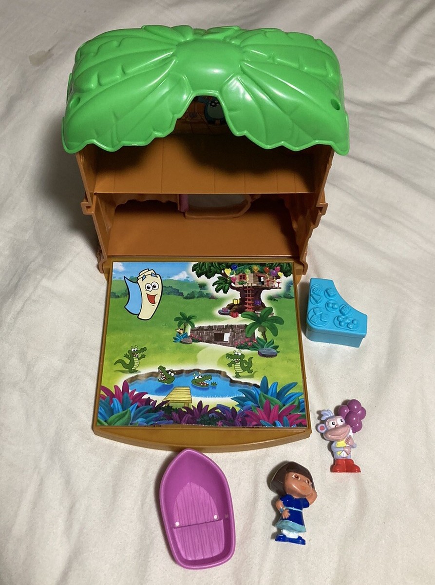 Dora The Explorer Treehouse :Dora The Explore & Play Rainforest Casita