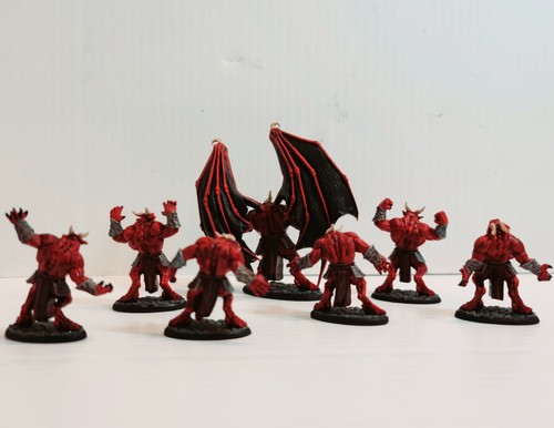 Reaper Bones Dungeons Dwellers Blood Demons Painted By Pizzazz Set Of 7 ...