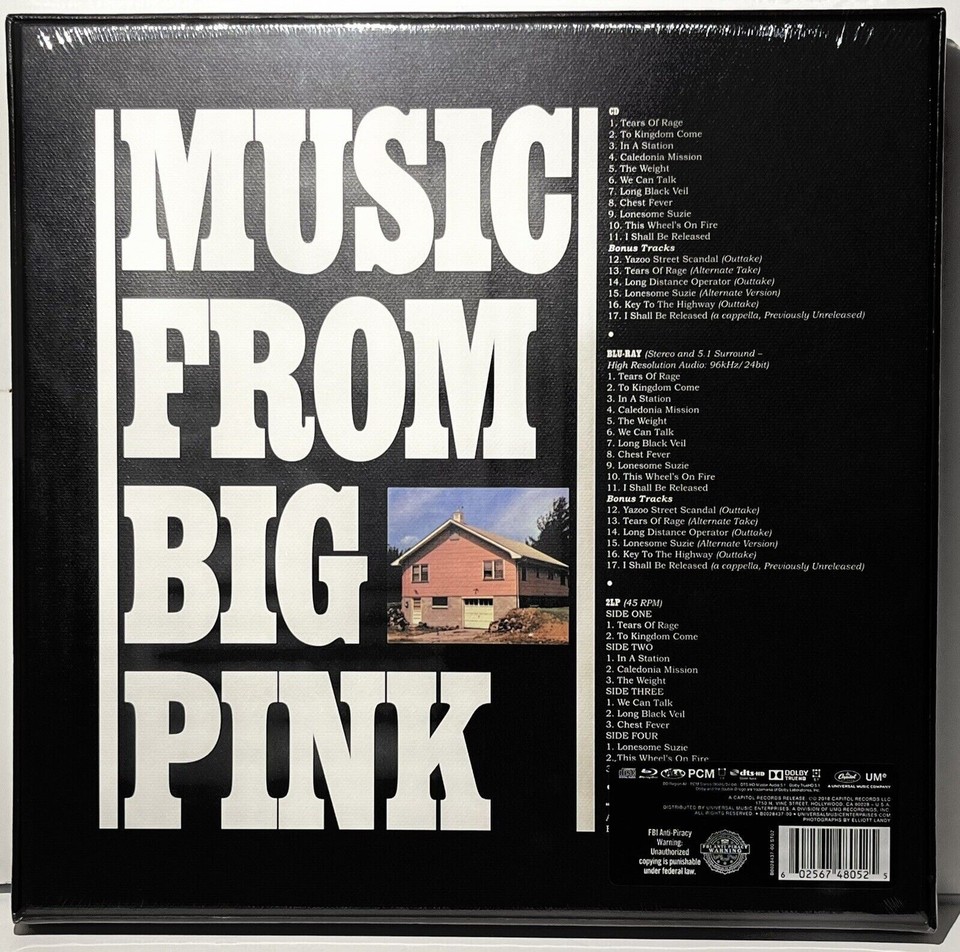 Music From Big Pink by The Band (Box Set, 2018) 602567480525 | eBay