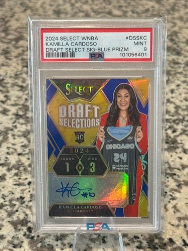 2024 Select WNBA /49 Kamilla Cardoso Draft Selections Blue Prizm Auto ...