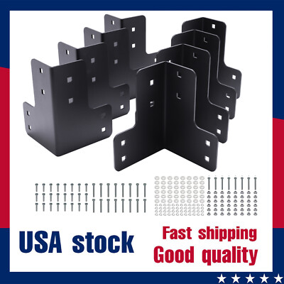 8X Steel Corner Brackets Workbench Shop Table Kit Multi-Angle Joint ...