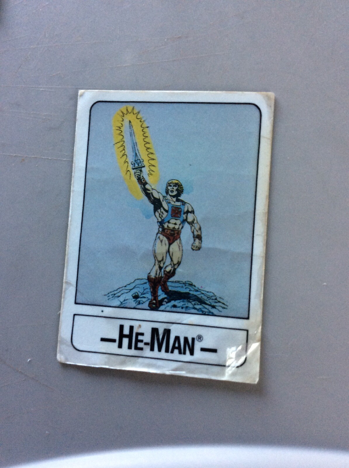 1986 HE-MAN Trading Card from Wonder Bread MOTU RARE Masters of the ...