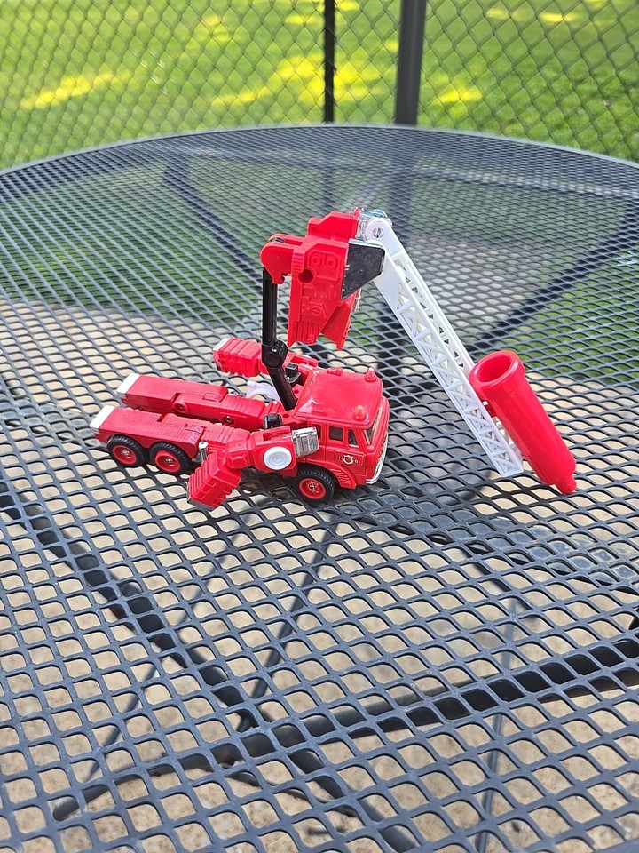 VINTAGE 80s G2 TRANSFORMER AUTOBOT INFERNO Fire Truck | eBay