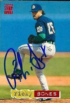Ricky Bones autographed Baseball Card (Brewers) 1994 Topps Stadium Club ...
