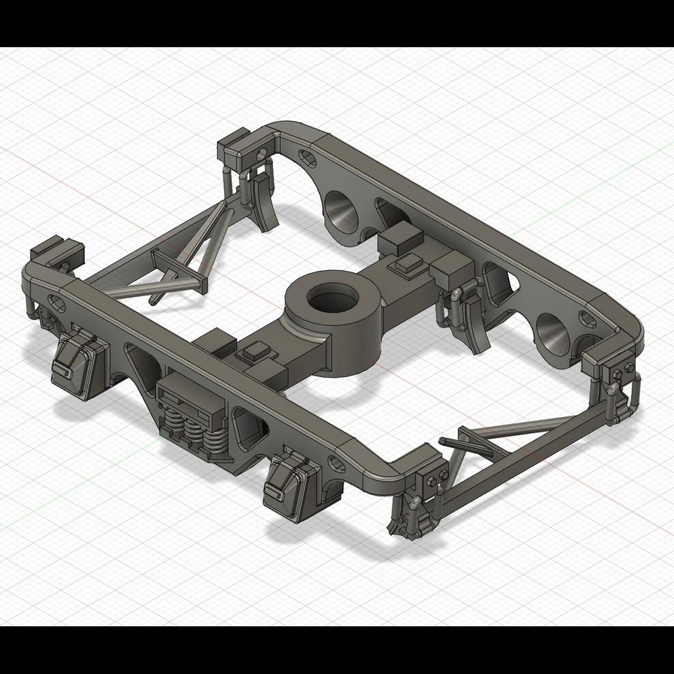 HO Scale Beaver Models Helium Car Kit – Solid / Friction Bearing Trucks ...