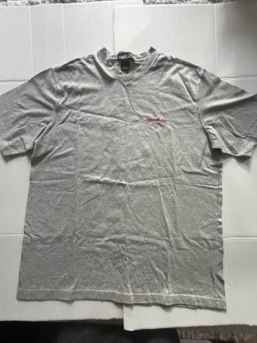 ExxonMobil Shirt Mens Extra Large Gray Crewneck Embroidered Lands' End ...